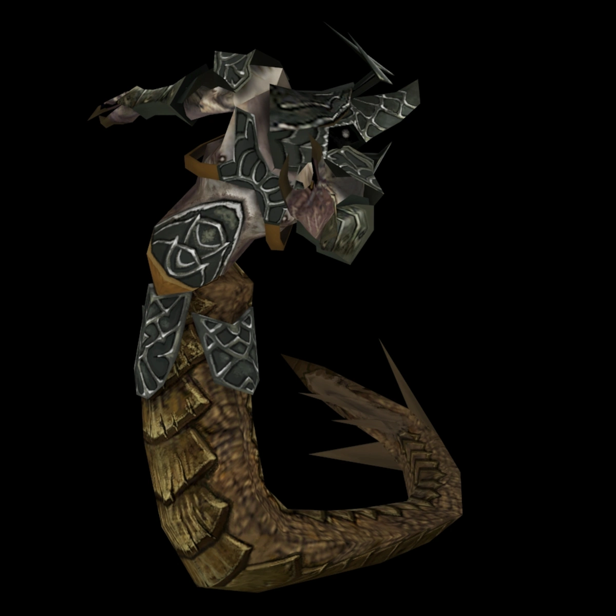Model_Snake Man Boss (gold)