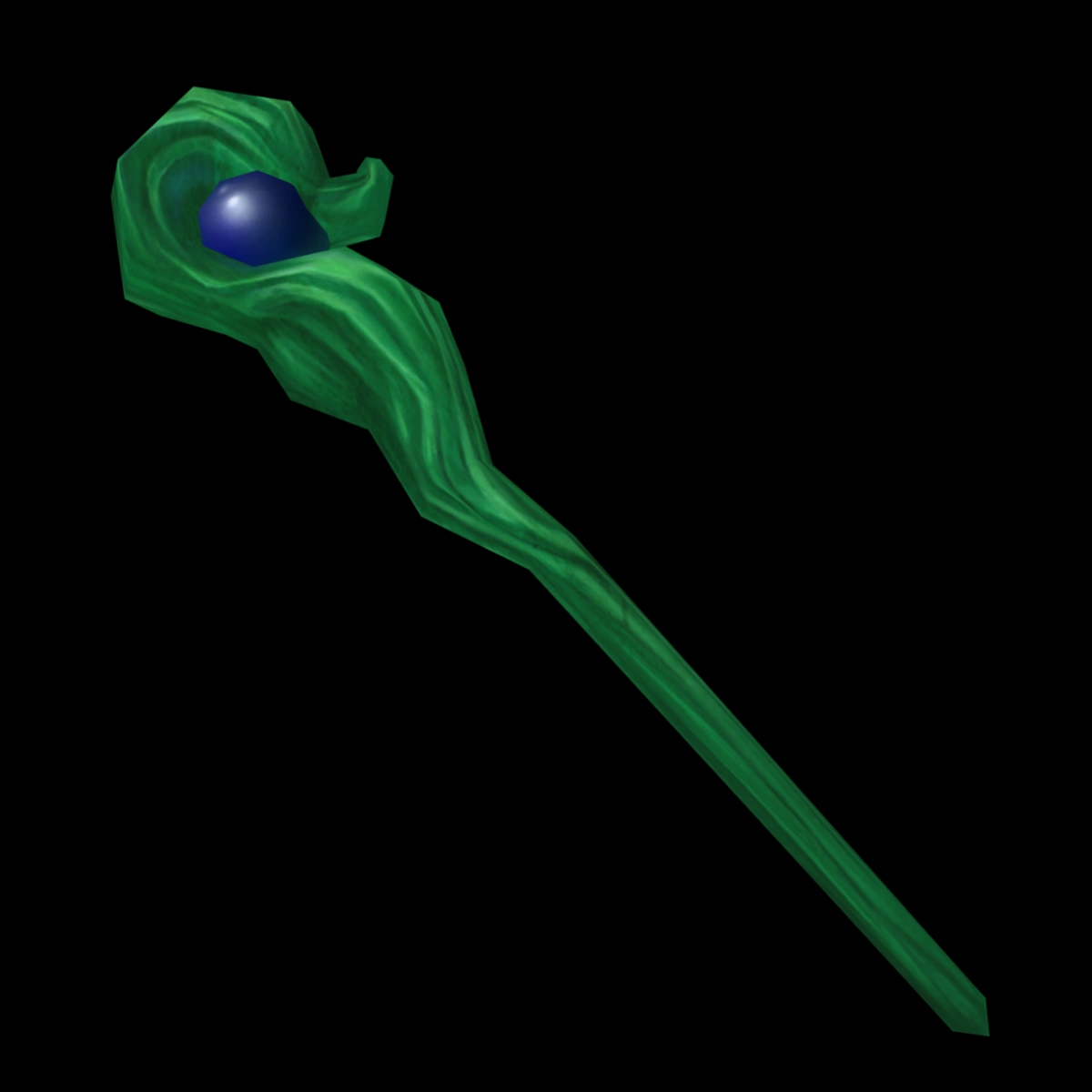 Wooden magic wand (blue)
