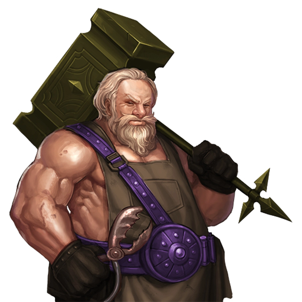 Blacksmith upper body (brown)