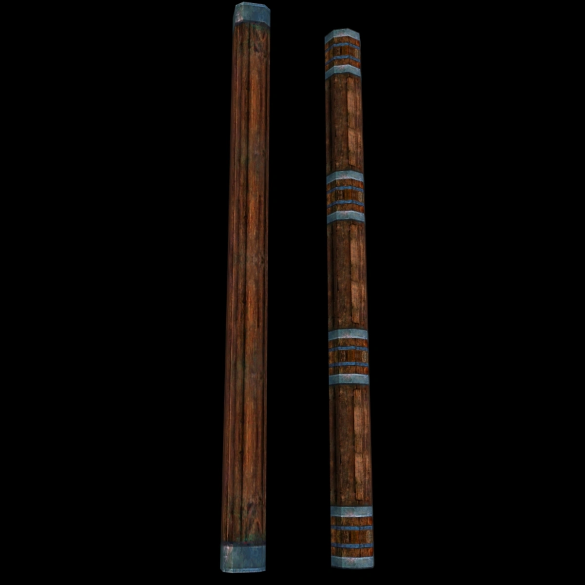 wooden pillar (brown)