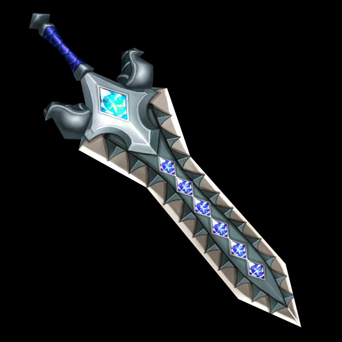 Magic long sword 01(charcoal)