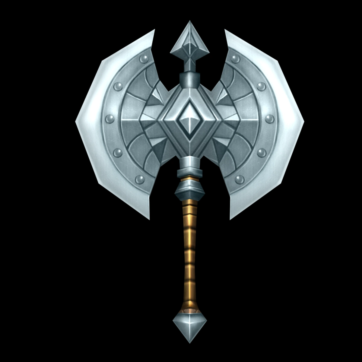 double-edged ax (silver)