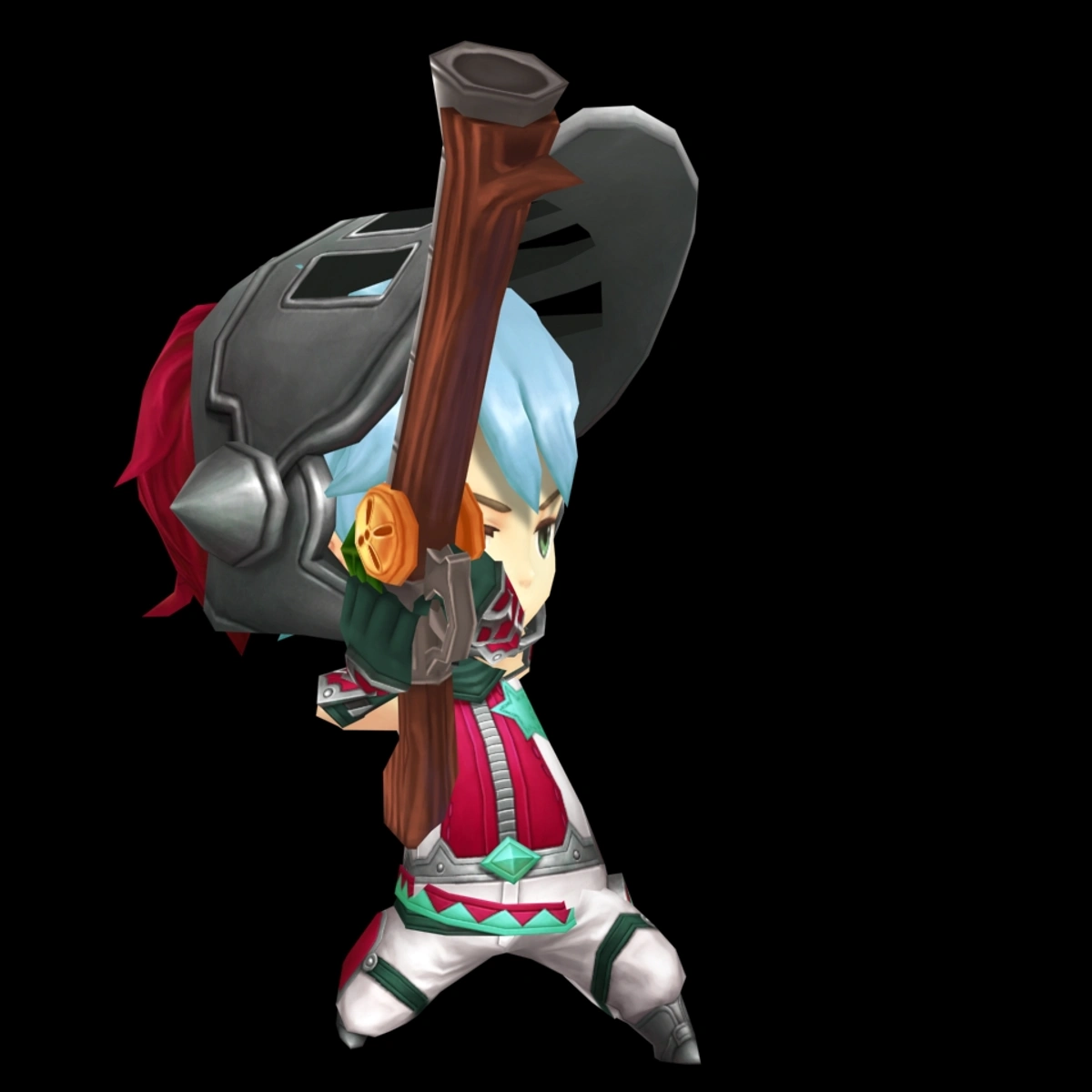 Animation_Male Commander_Warrior 3 Costume (red)