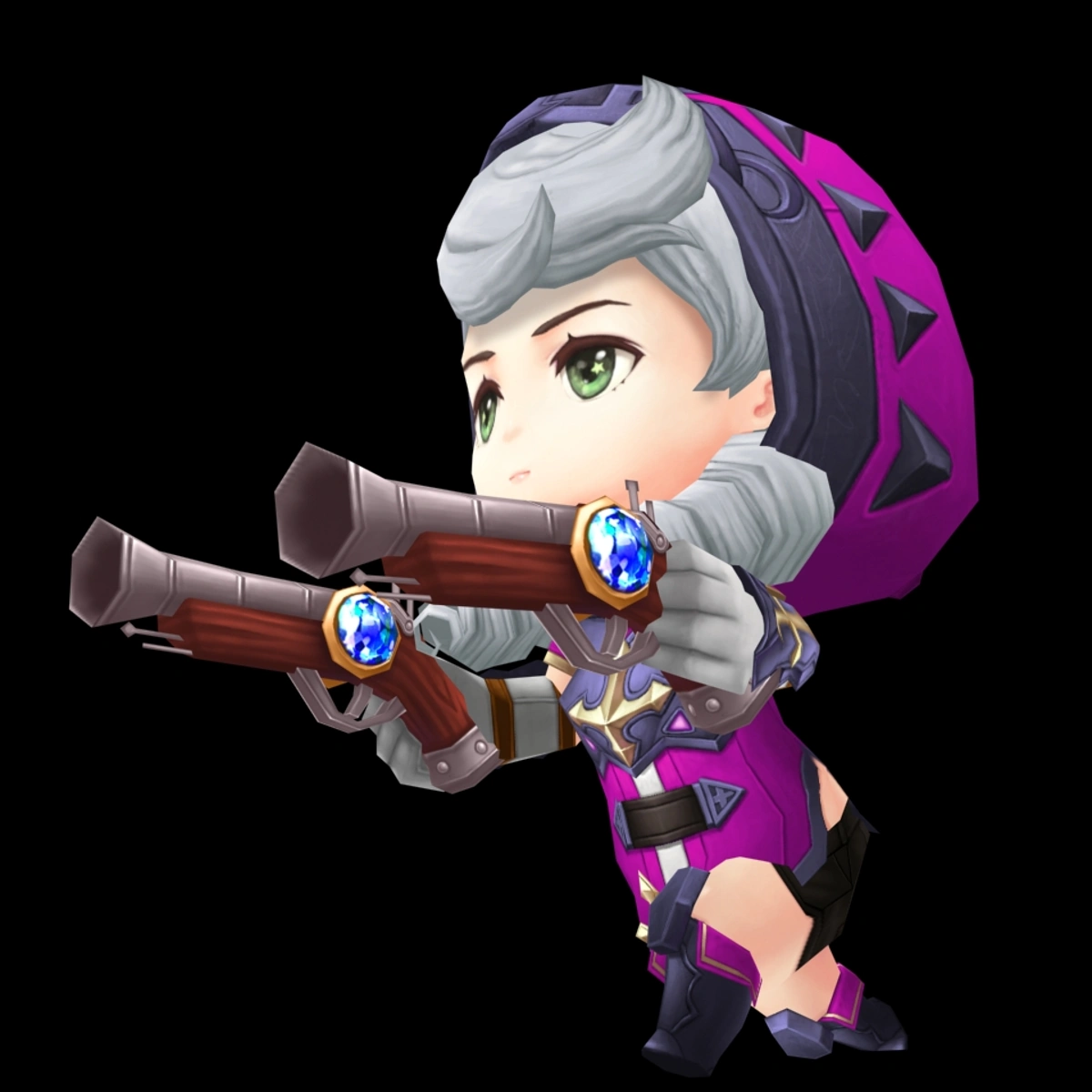 Animation_Female Commander_Warrior 5 Costume (pink)