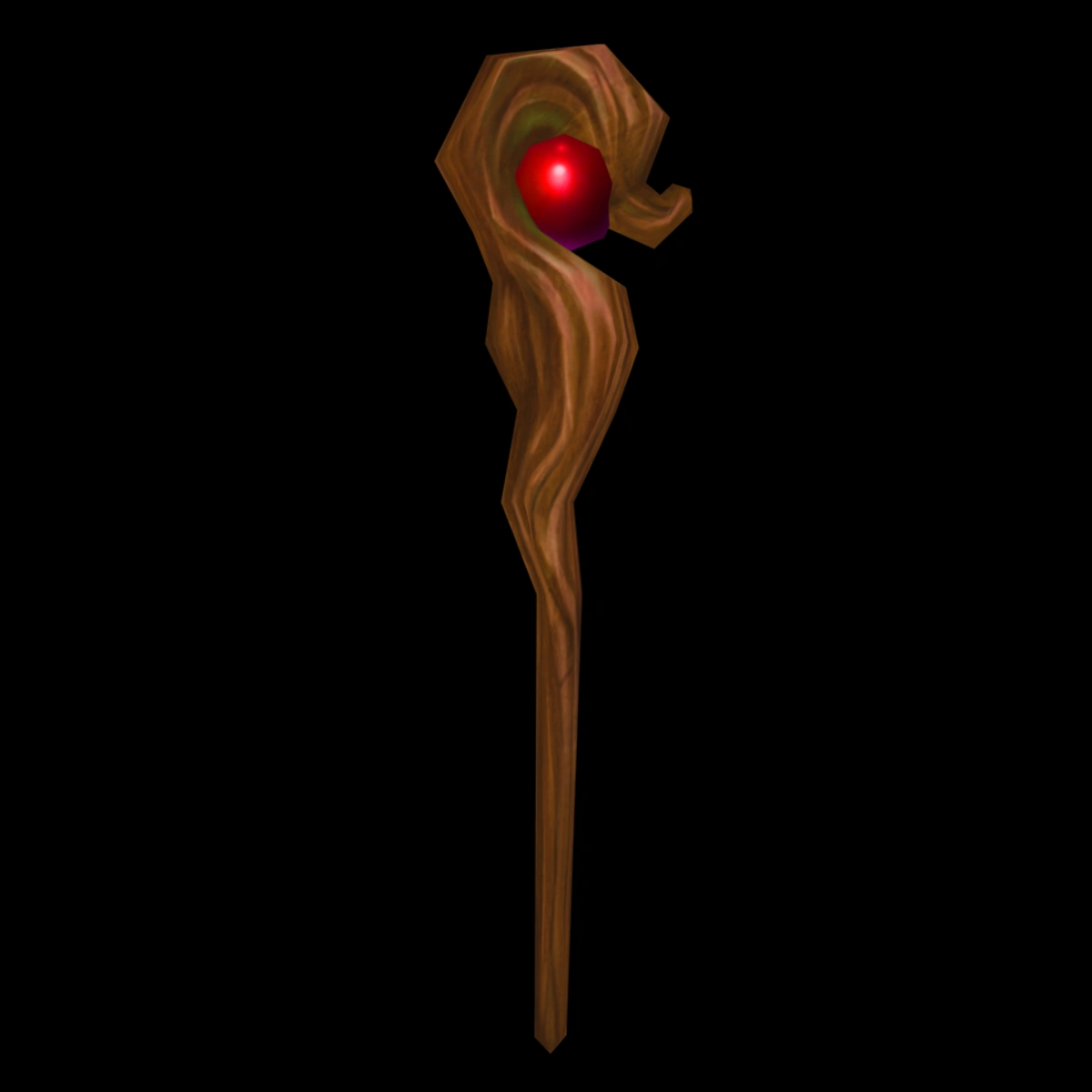 Wooden magic wand (red)