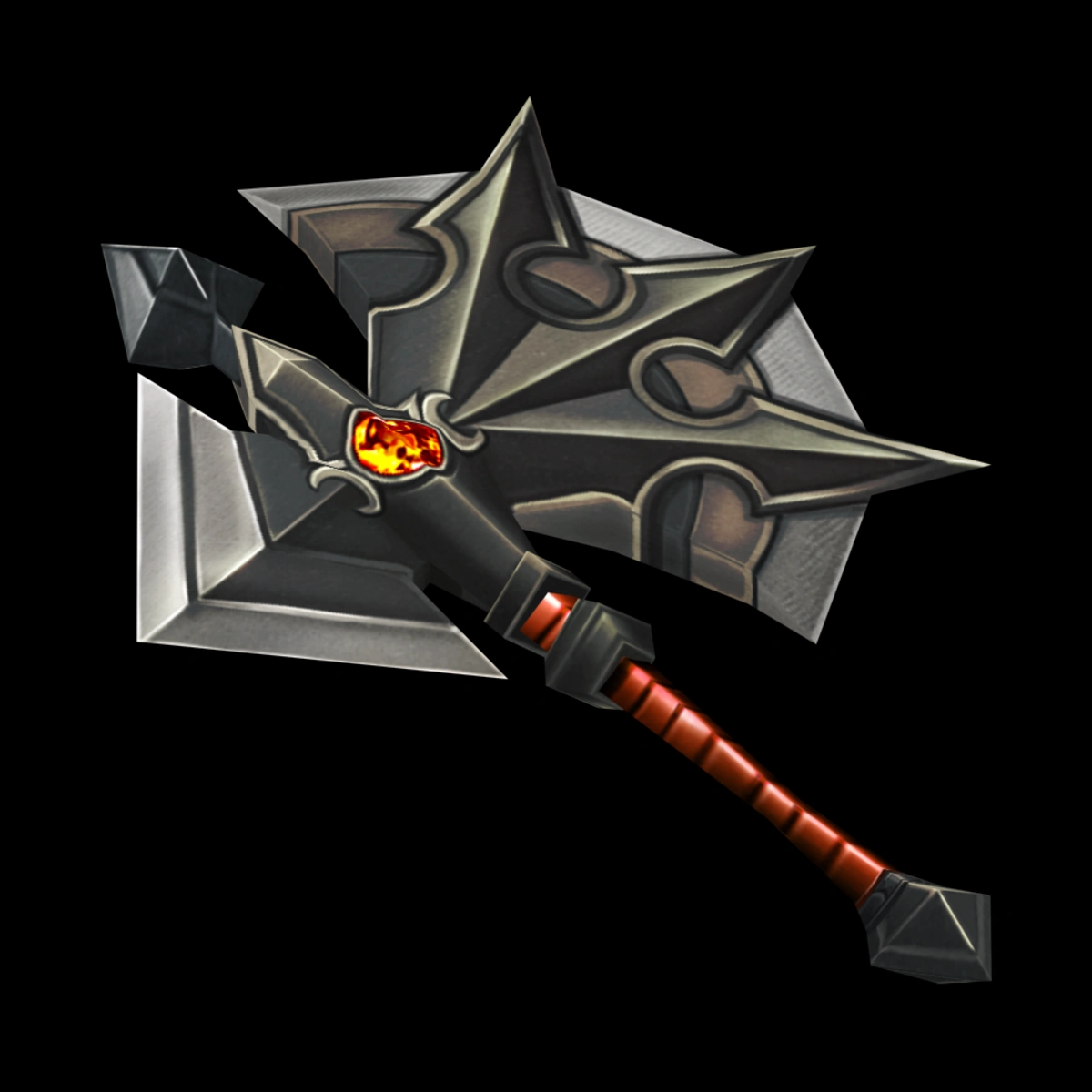 Half-moon ax (charcoal)