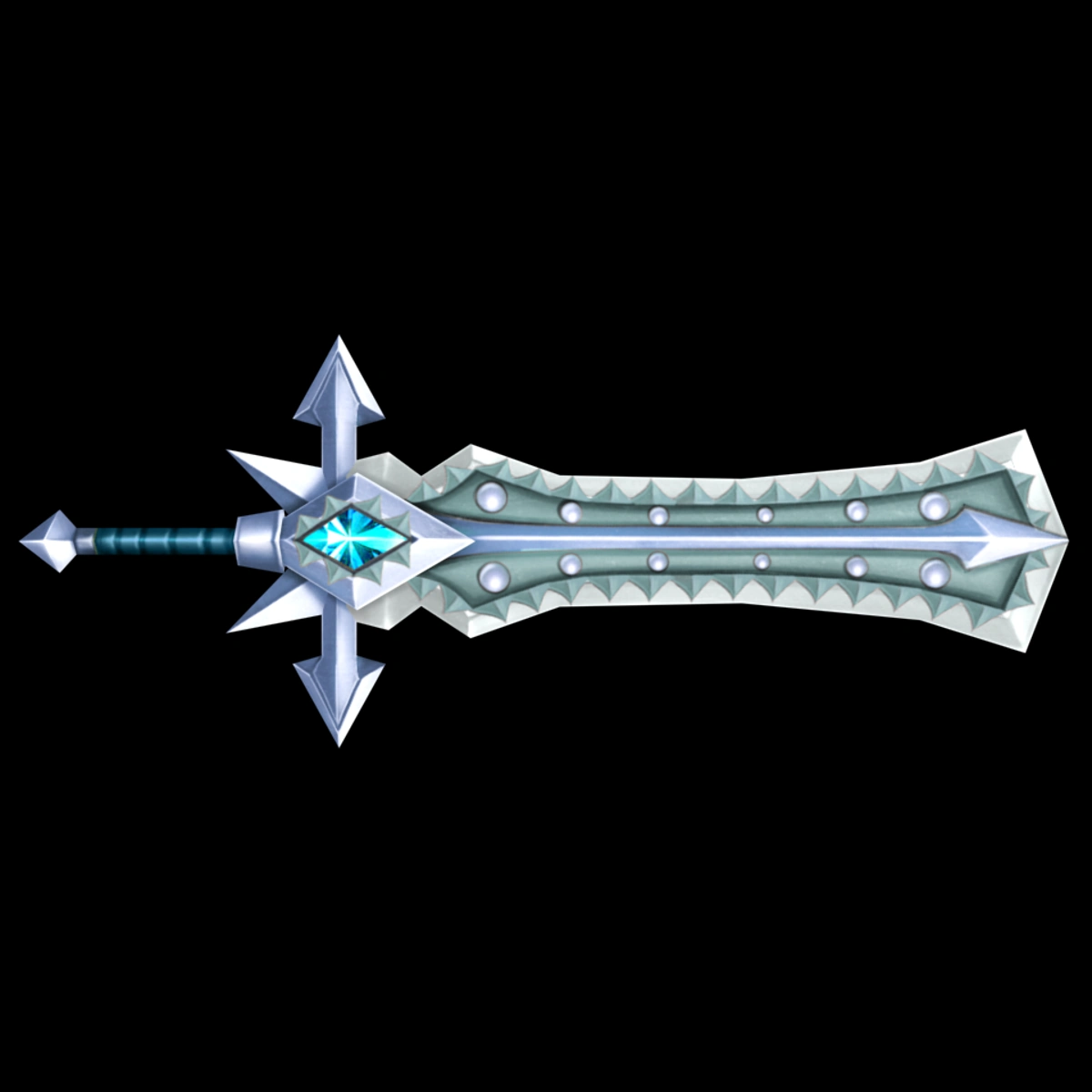 Magic broadsword (silver)