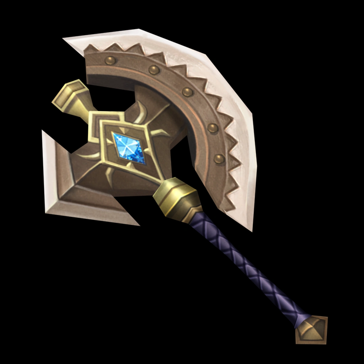 Advanced half-moon ax (brown)