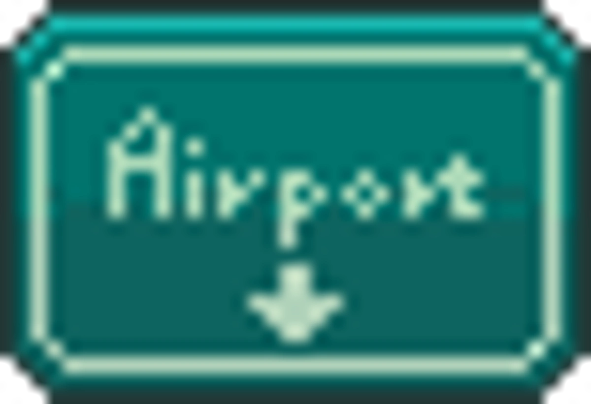 pixel art road signs