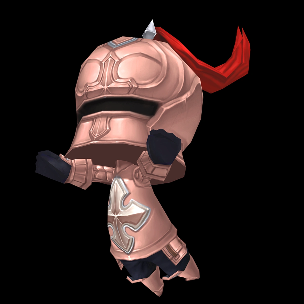 Soldier (pink) animation - waiting, walking