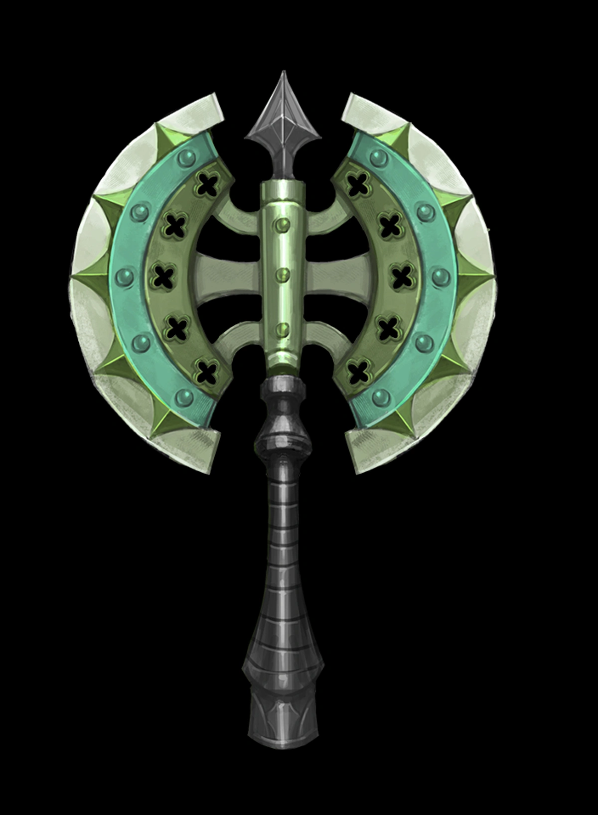 Double-edged ax_01_003(chacoal)