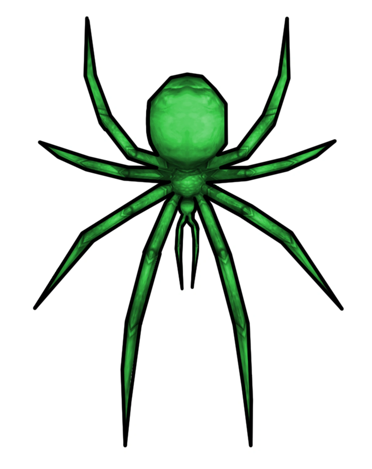 monster spider (green)