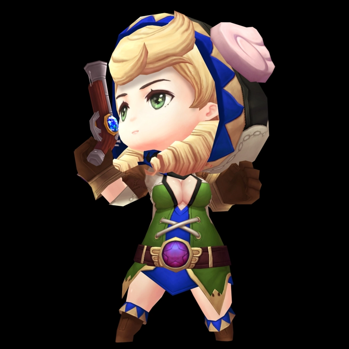 Animation_Female Commander_Supreme Costume (blue)