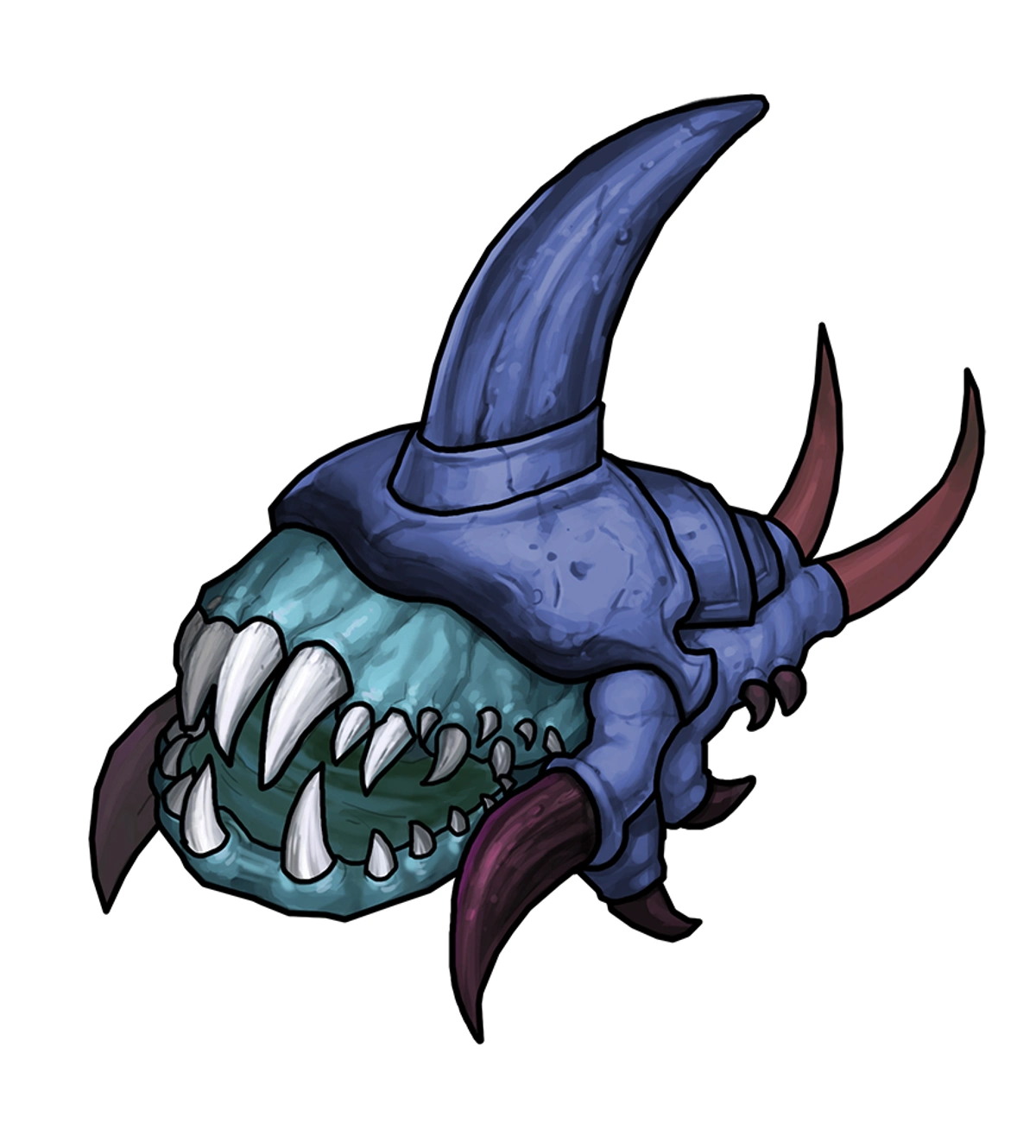 monster larva (blue)