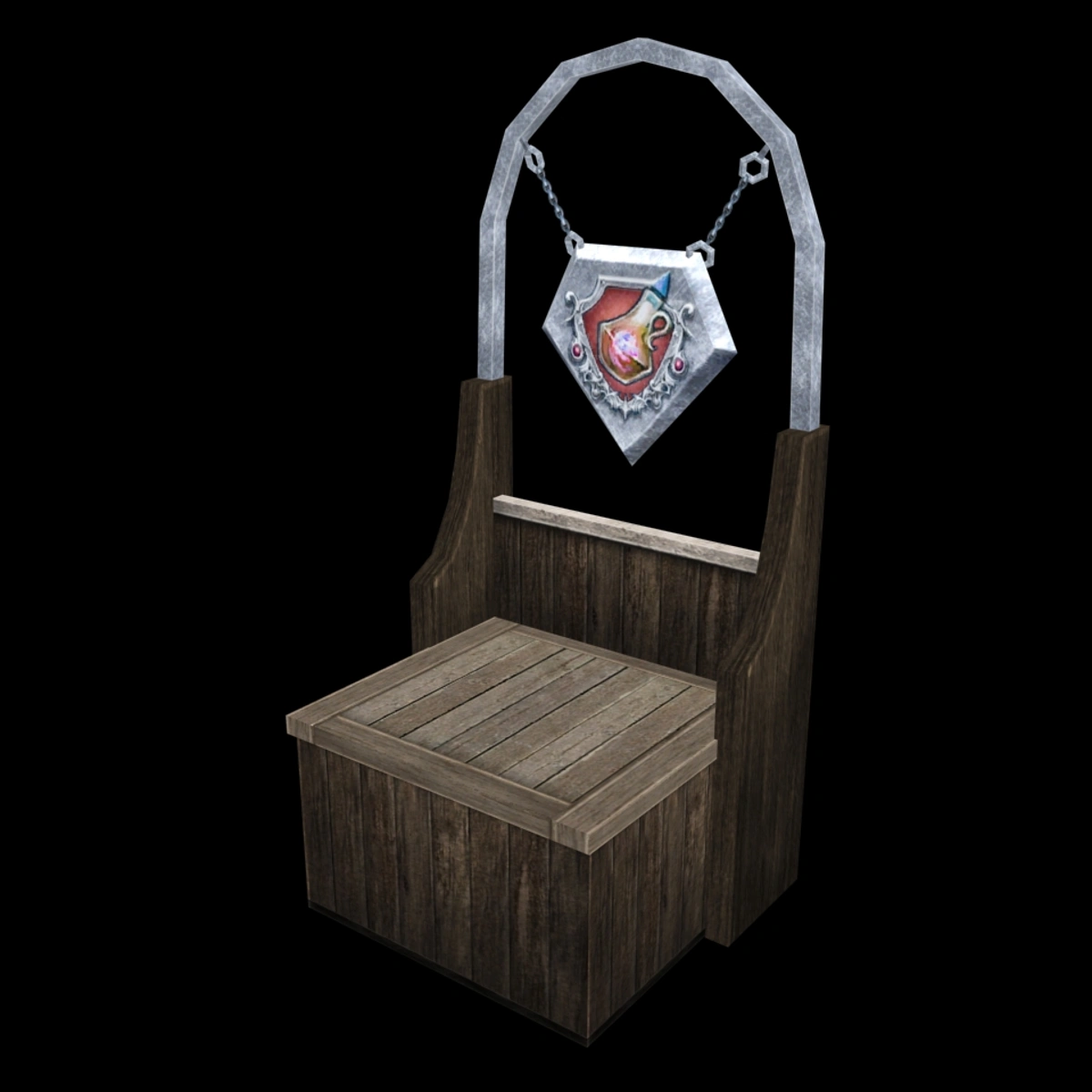 Display stand B (charcoal)
