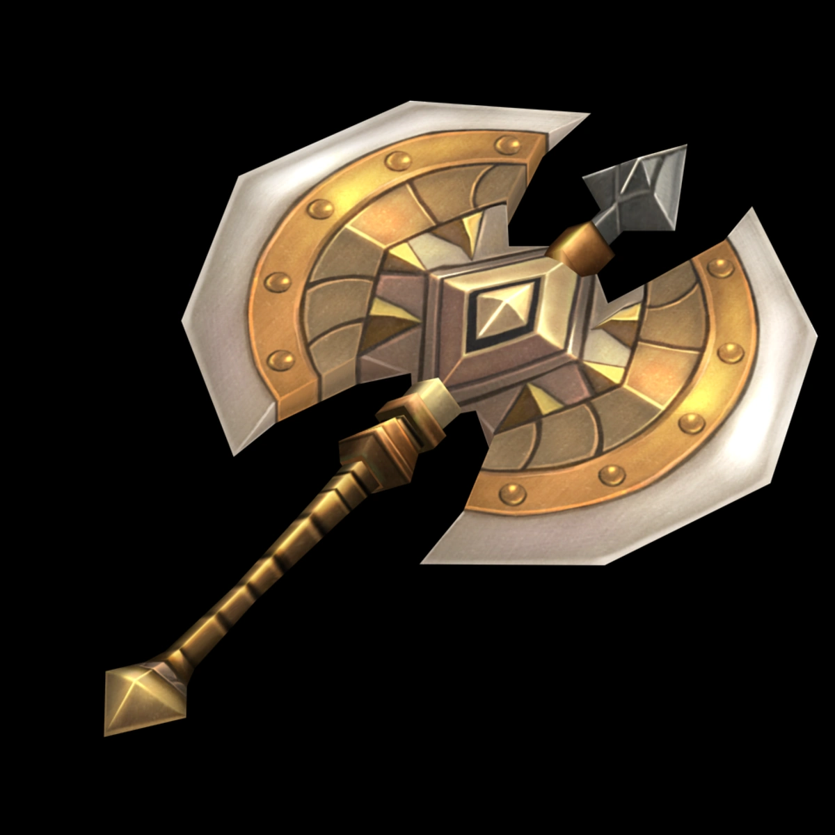 double-edged ax (gold)