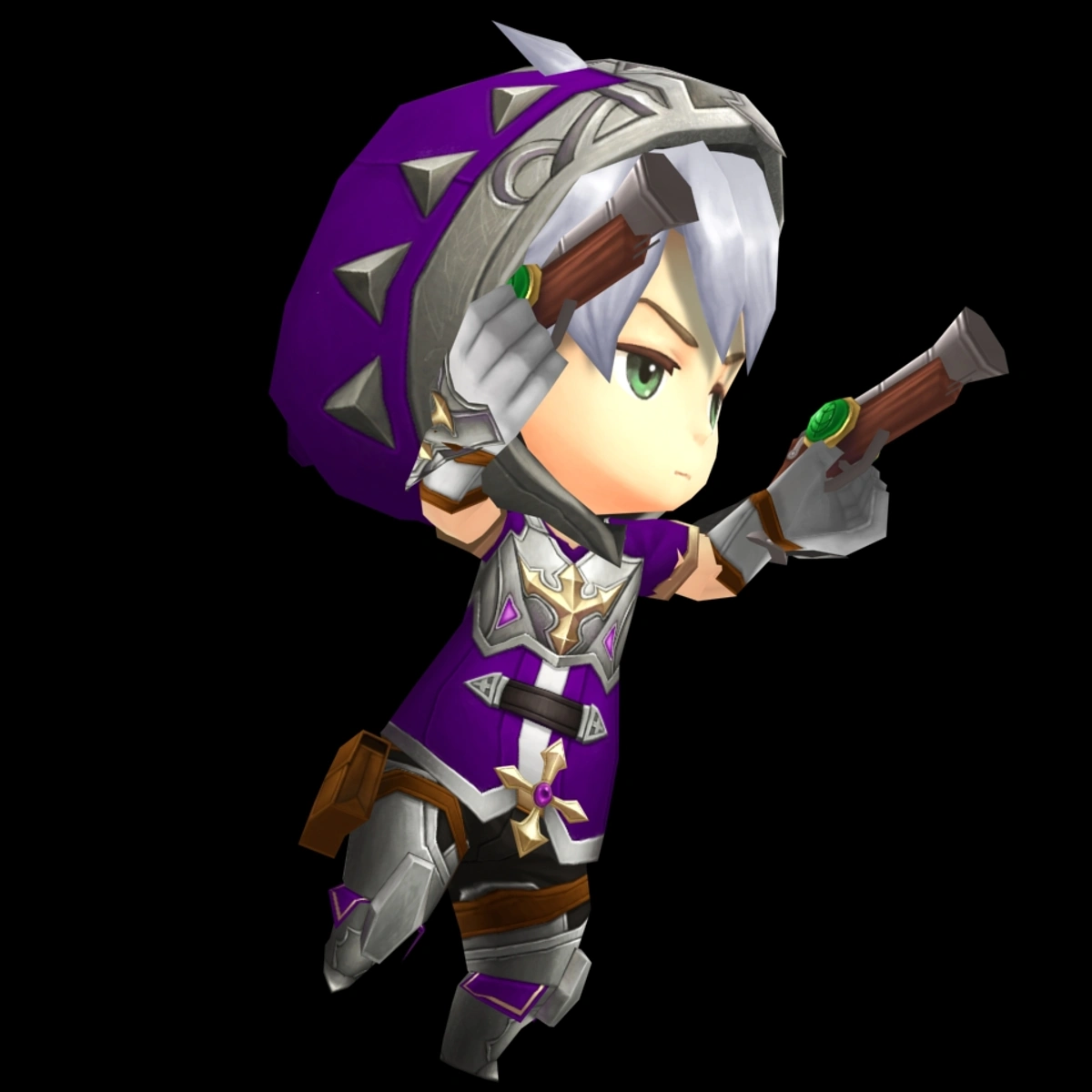 Animation_Male Commander_Warrior 5 Costume (violet)