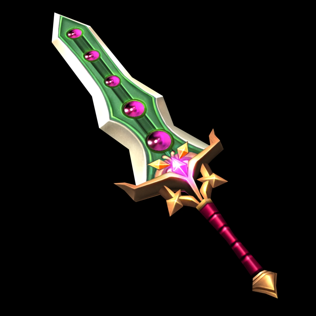 Magic two-handed sword 03 (green)